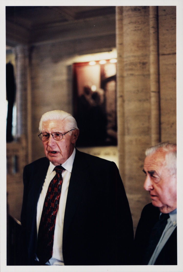 Peter Rossin conversing inside Packard Laboratory | Lehigh Preserve