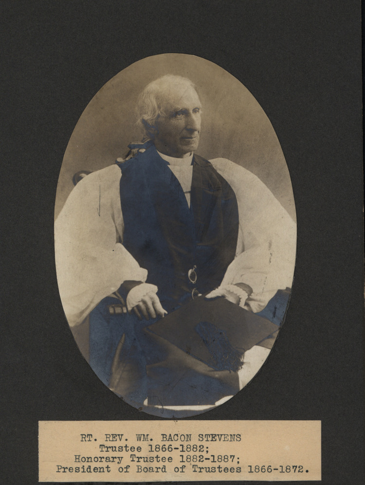 Portrait / Stevens, William Bacon / Trustee | Lehigh Preserve