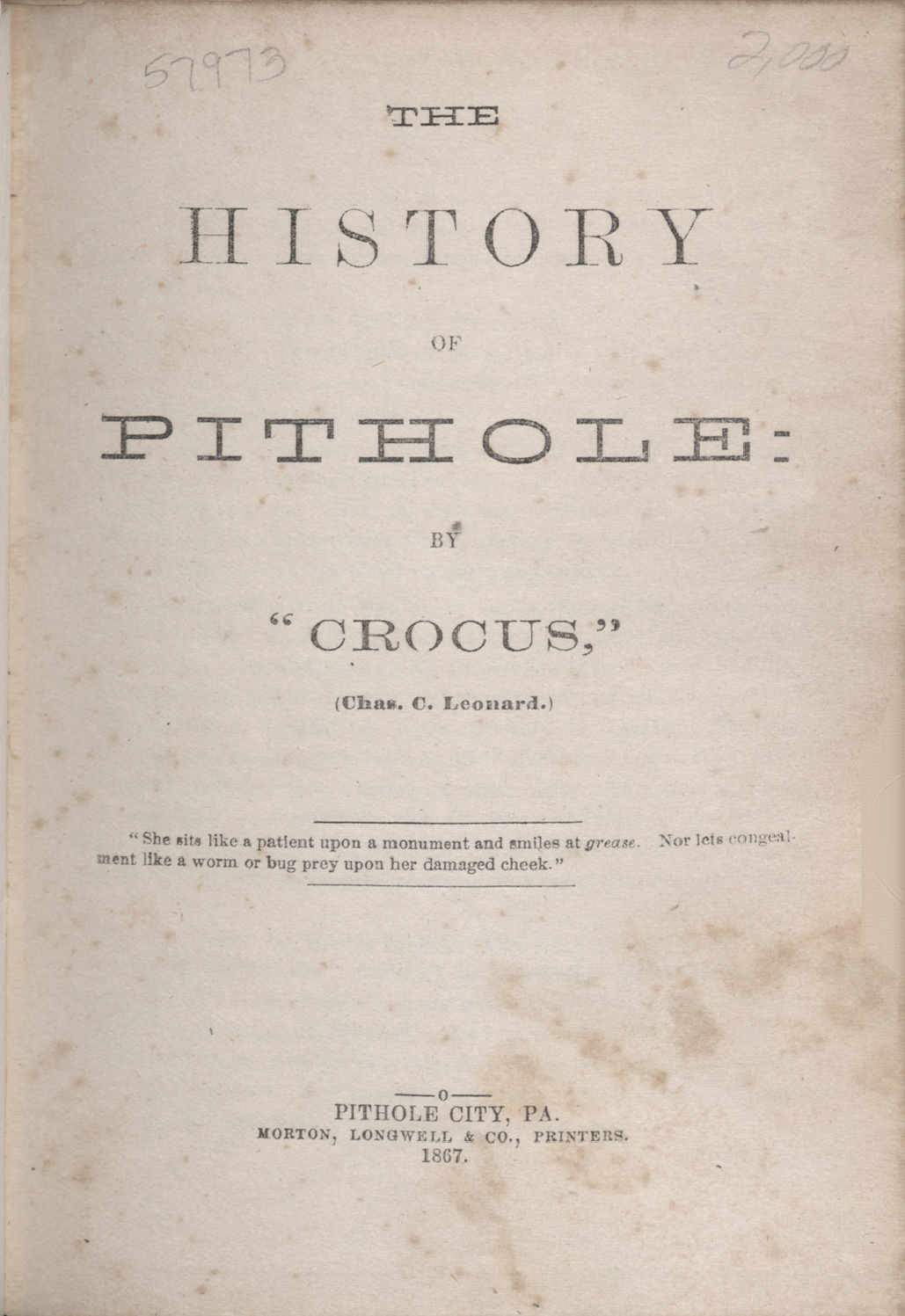 The history of Pithole | Lehigh Preserve
