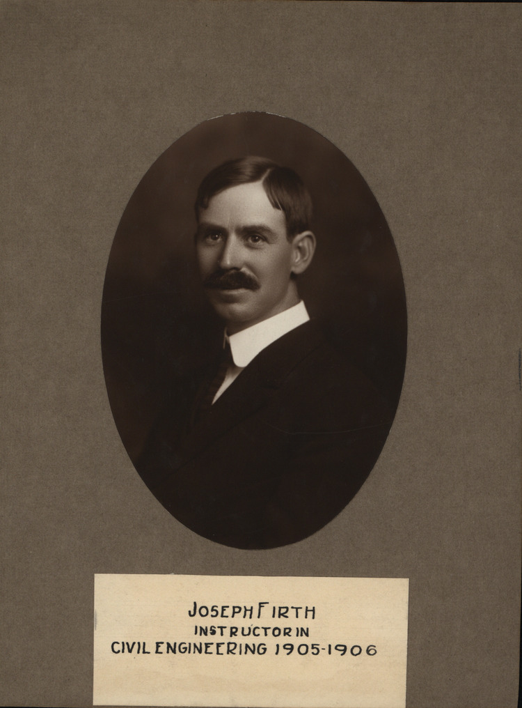 Portrait / Firth, Joseph / Civil Engineering | Lehigh Preserve