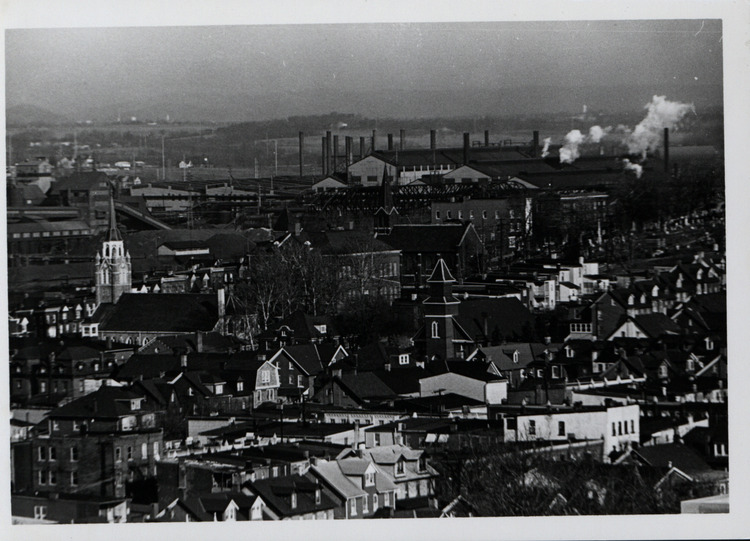 Aerial view / Bethlehem Steel Plant | Lehigh Preserve