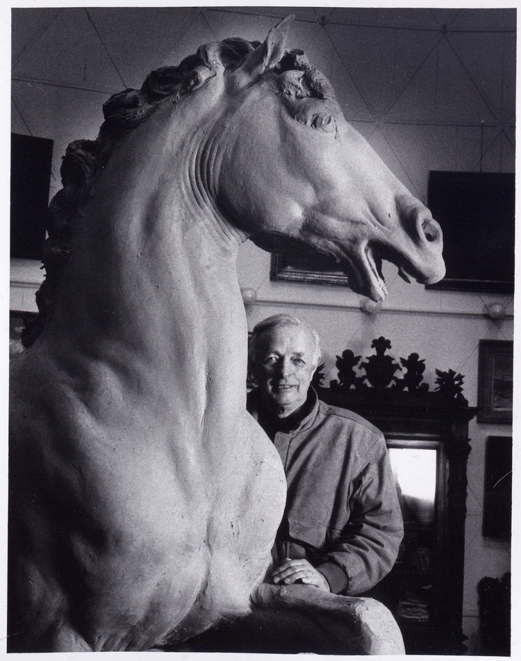 Charles Dent '39 and his reconstruction of Leonardo Da Vinci's "Sforza ...