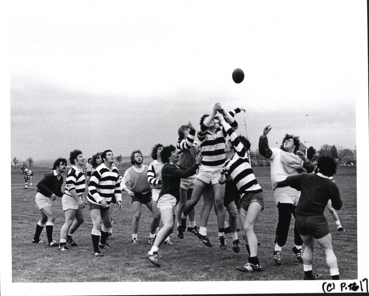 Group portrait / Rugby Match | Lehigh Preserve