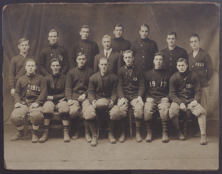 Unidentified 1913 football team photo | Lehigh Preserve