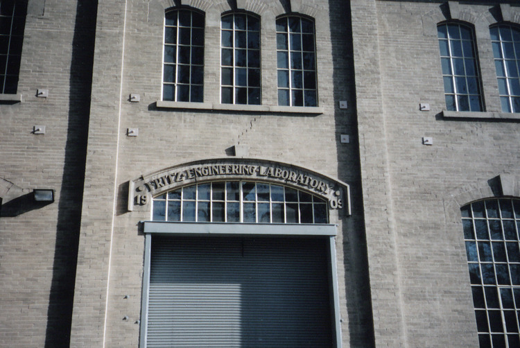 Portico at Entrance of Fritz Engineering Laboratory | Lehigh Preserve