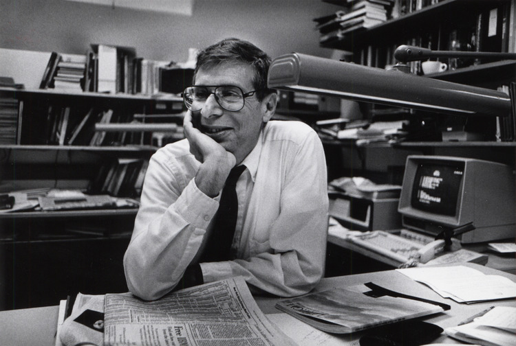 Richard Aronson, sitting at desk | Lehigh Preserve