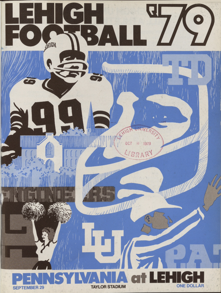 1979 Lehigh University Football Official Program, University of ...
