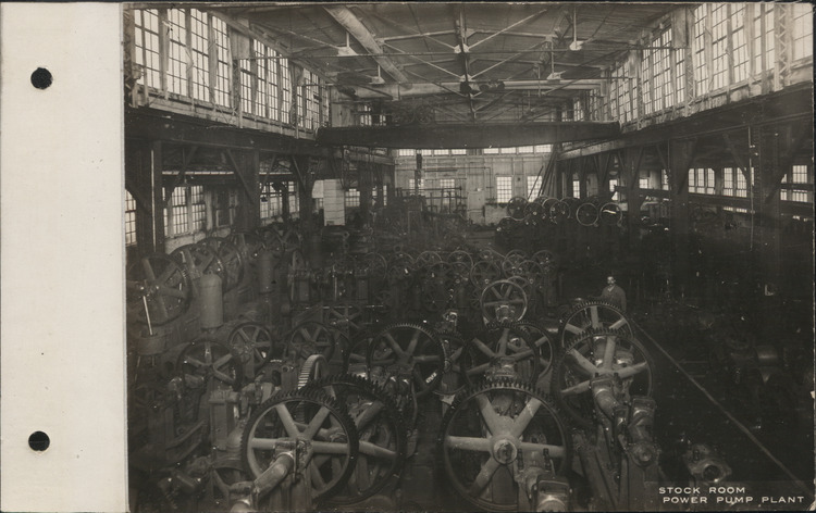 Photograph 63: Stock Room Power Pump Plant | Lehigh Preserve