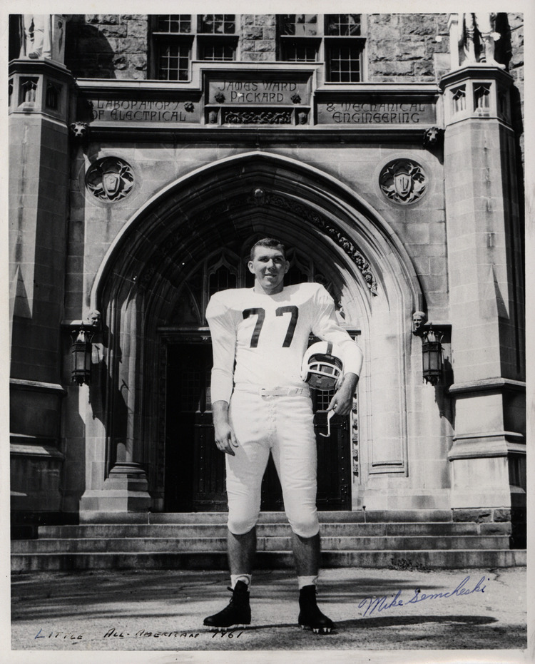 Semcheski, Michael J. (Mike) / Packard Laboratory / Football / 1962 ...