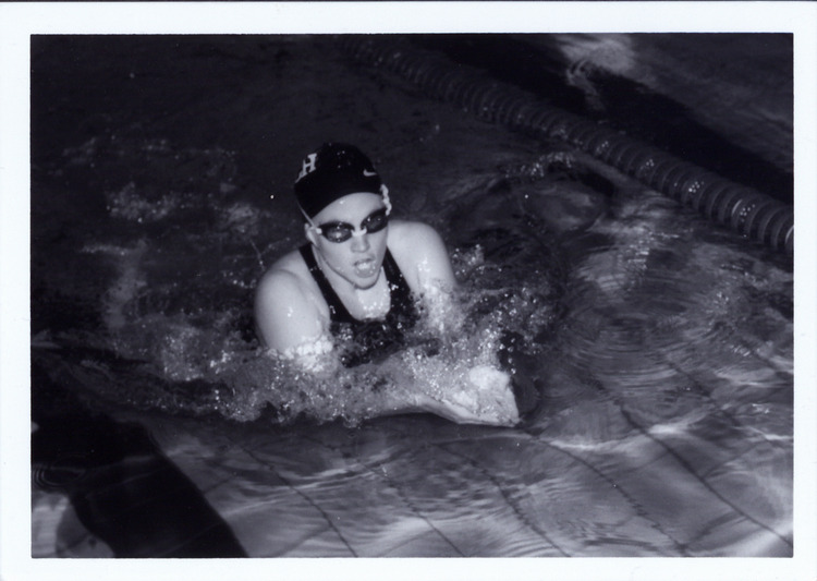 Heather Hansz '99 swimming | Lehigh Preserve