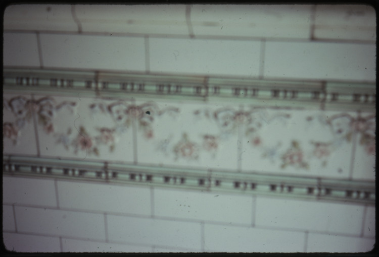 Slide 201 Close up of old tile wall | Lehigh Preserve