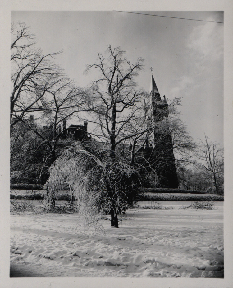 Packer Hall, the University Center / Campus; Winter | Lehigh Preserve