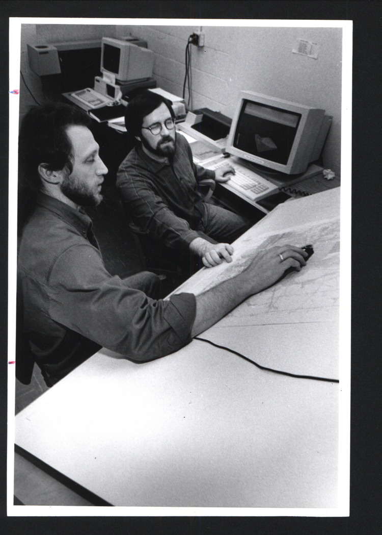 Professor Carl Moses and doctoral student Patrick Burkhardt | Lehigh ...