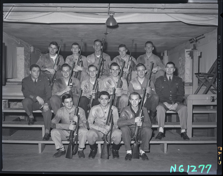 Group portrait / Rifle; ROTC | Lehigh Preserve