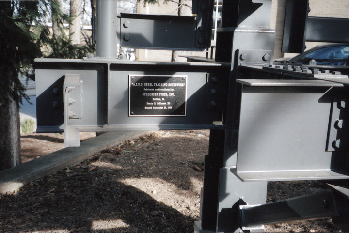 AISC Steel Teaching Sculpture | Lehigh Preserve
