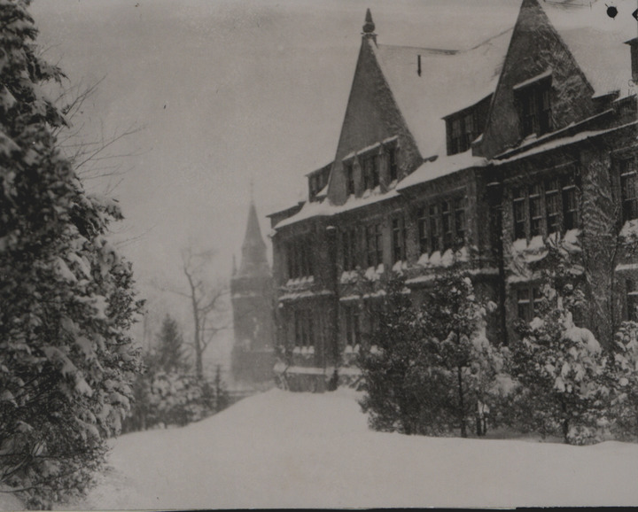 Building / Drown Hall / Campus; Snow | Lehigh Preserve
