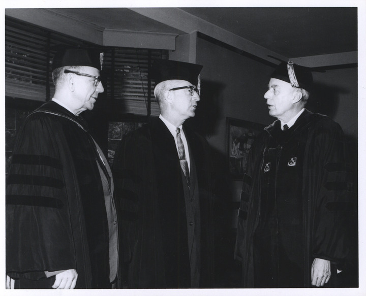Dr. E. Kenneth Smiley, vice president, Lehigh University; Dr. Leonard P ...