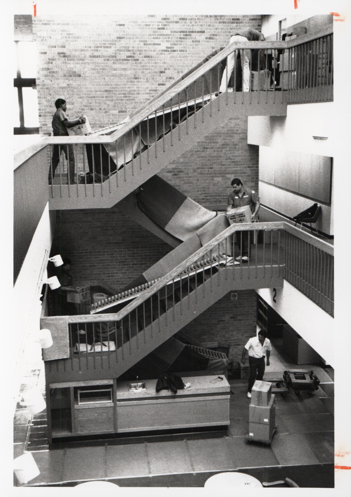 The English Department moving out of Maginnes Hall inside | Lehigh Preserve