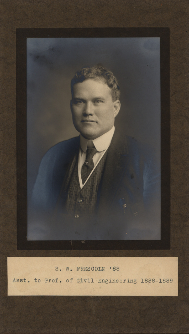 Portrait / Frescoln, Samuel Wilson, Jr. / Civil Engineering / 1888 ...
