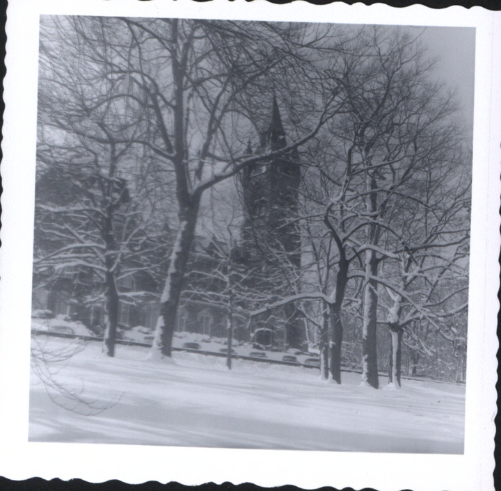 Photo of Packer Hall, the University Center on a snowy day. | Lehigh ...