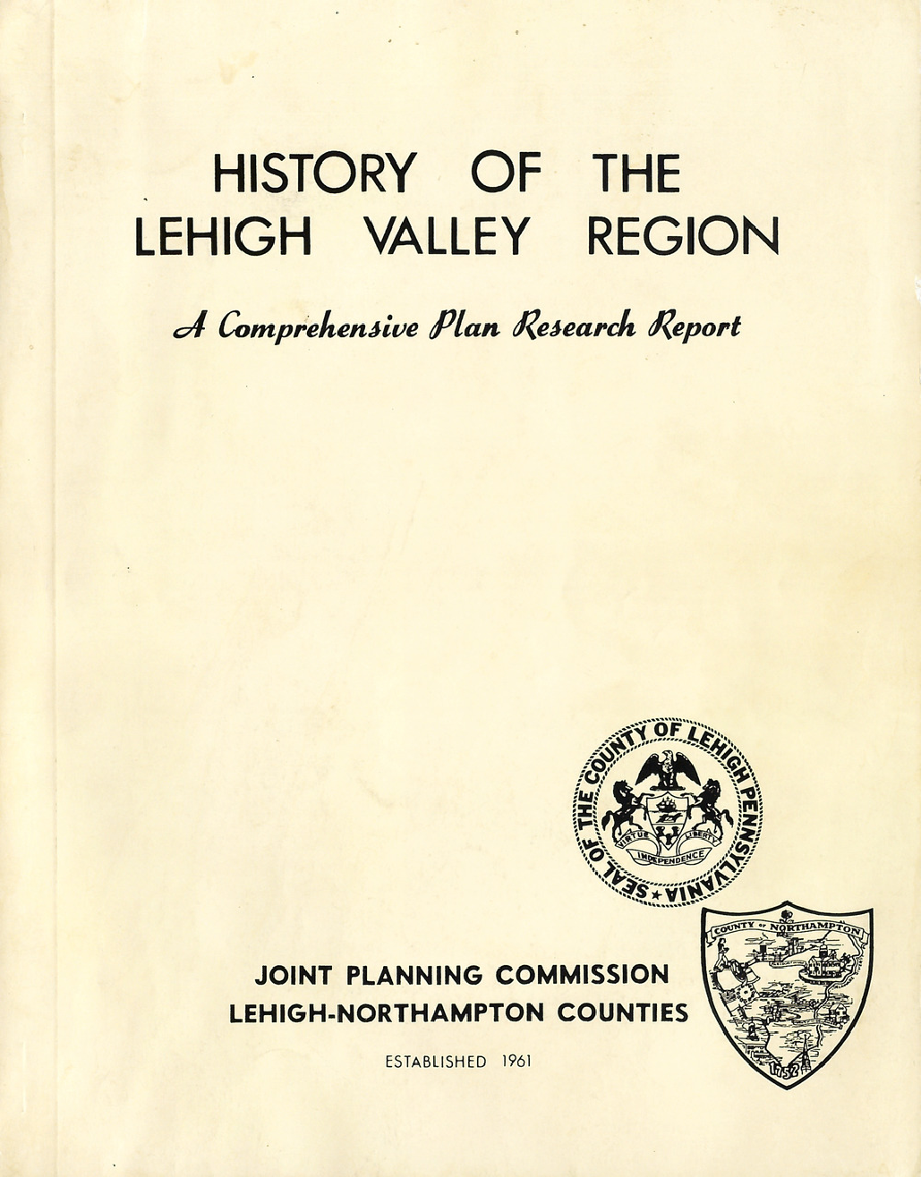 History of the Lehigh Valley Region: A Comprehensive Plan Research ...