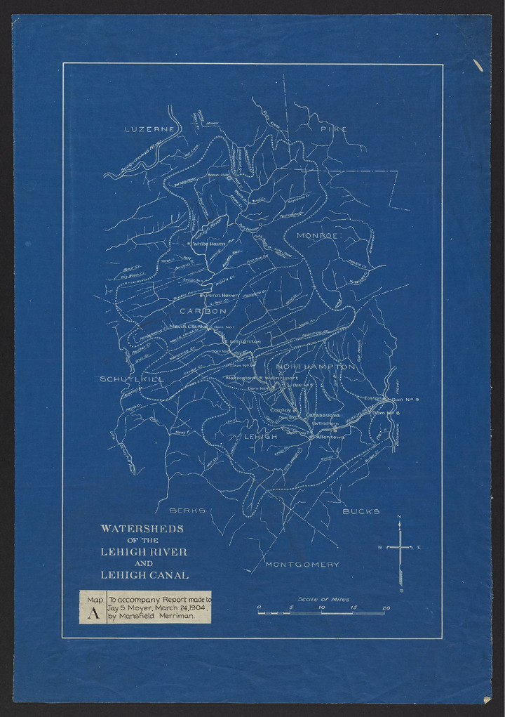 Lehigh Coal and Navigation Company Records - Item 15: Set of 24 Maps to ...