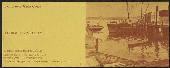 Lee Everett - Water Colors - Catalog | Lehigh Preserve