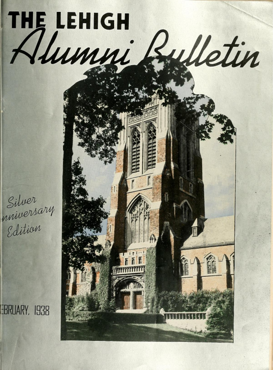 Lehigh Alumni Bulletin 1937-1938 (volume 25, no. 5) | Lehigh Preserve