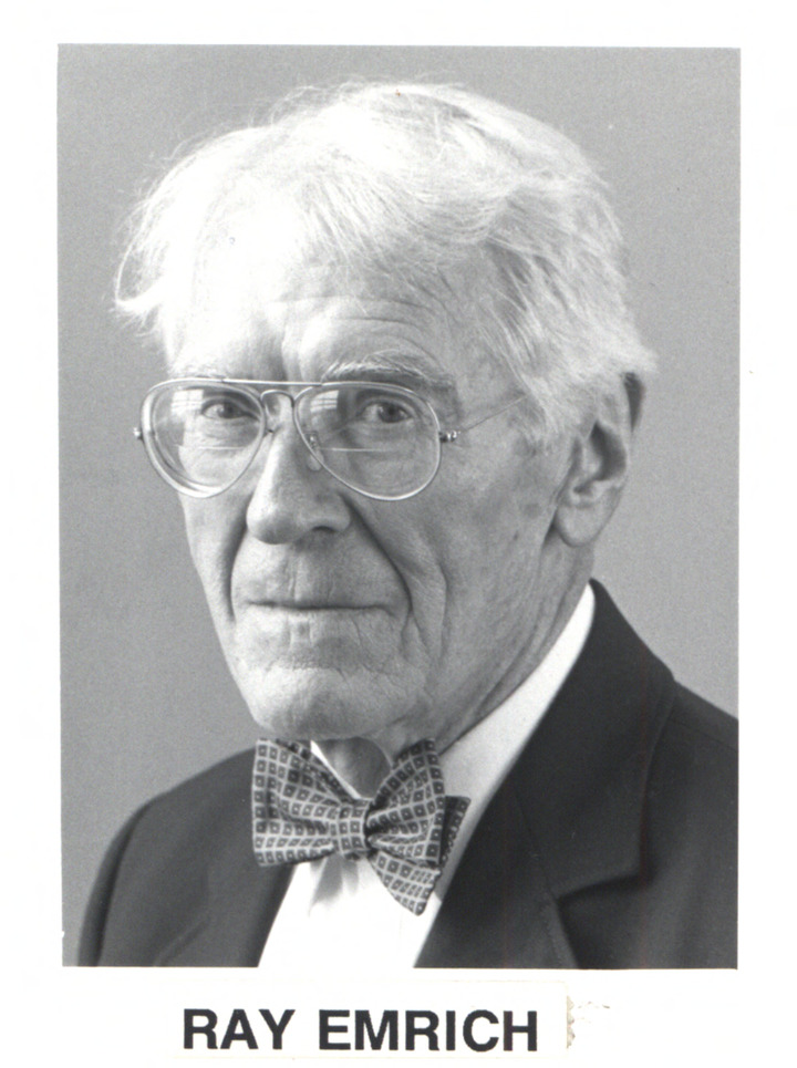Portrait / Emrich, Raymond Jay, 1917-2005 / Faculty (?) Physics ...