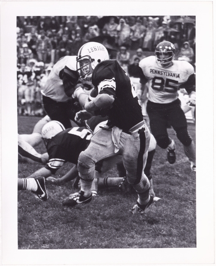 Lehigh football game in action versus University of Pennsylvania ...