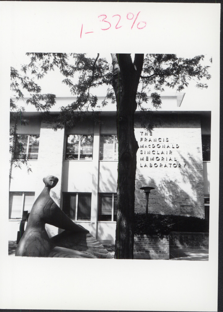 Statue in front of Sinclair Laboratory | Lehigh Preserve