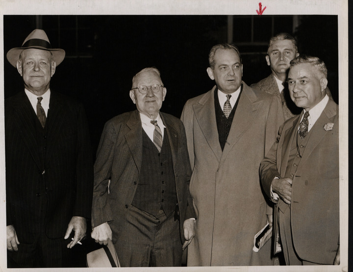 Group portrait / Whitaker, Martin Dewey; Bodine, Alfred V.; Sadler ...