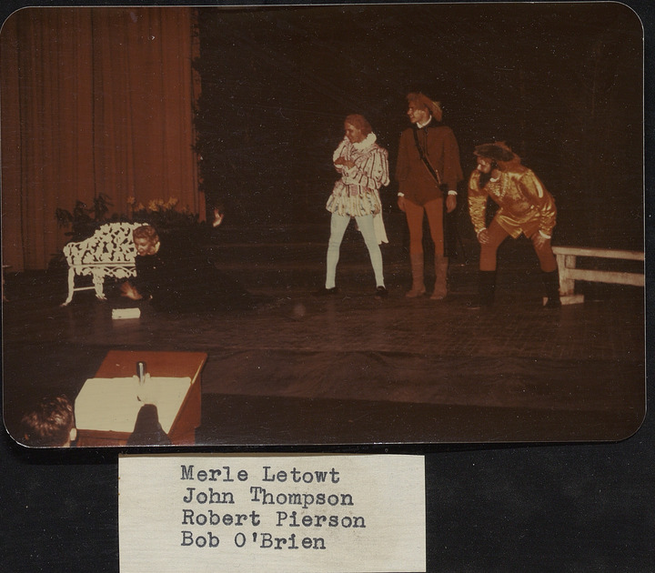 Color photo, caption reads Merle Letowt, John Thompson, Robert Pierson ...