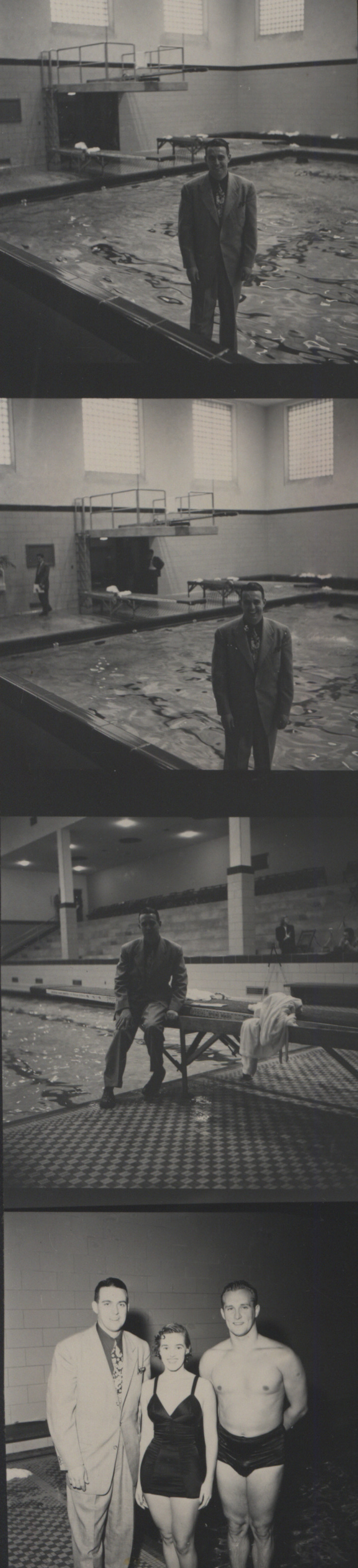 Group portrait / Taylor Gymnasiums; Jacobs Pool / Swimming; Physical ...
