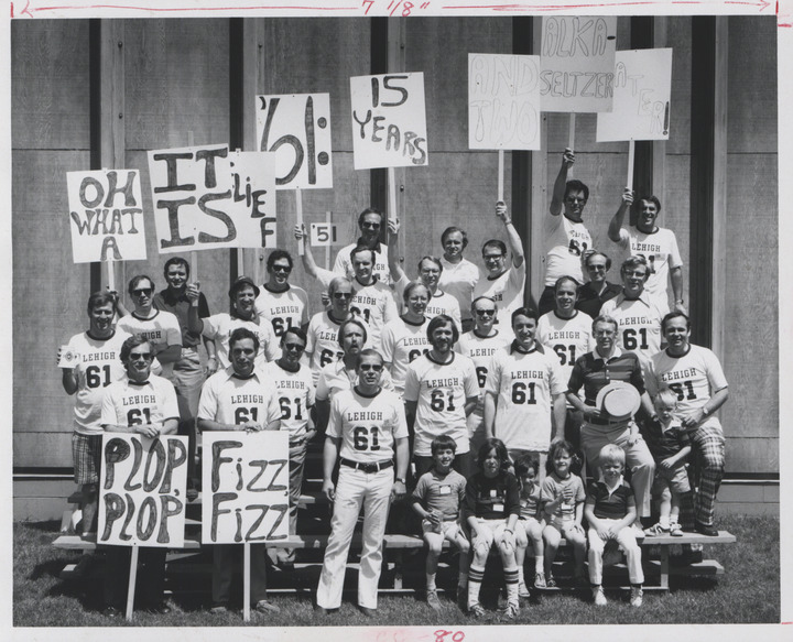 Group portrait / 15th Reunion / 1961 | Lehigh Preserve