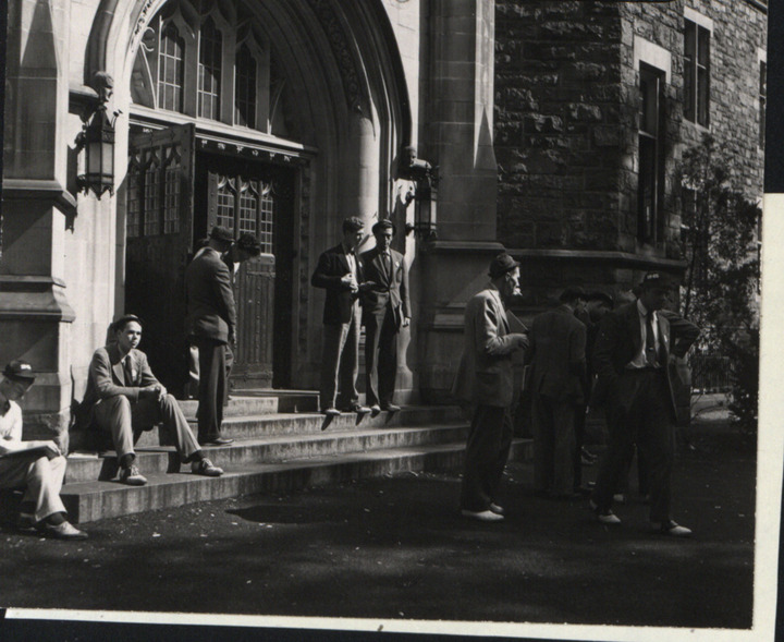 Group portrait / Packard Laboratory / Informal Shots / 1945 | Lehigh ...