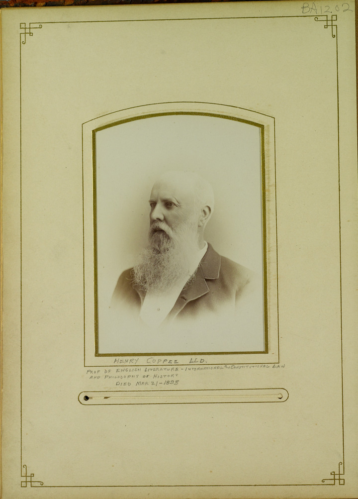 Portrait of Henry Coppee, President | Lehigh Preserve