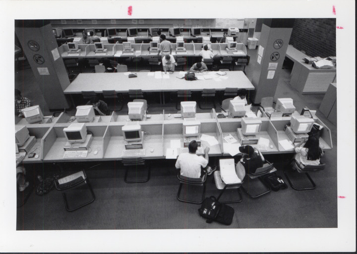 Students in Computing Center | Lehigh Preserve