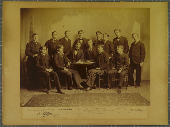 Group portrait / Laramy, R.E.; Thurston, J.W.; Marvin, C.F.; Jessup, A ...