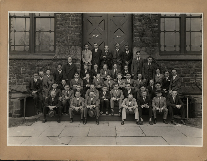 Group portrait / Civil Engineering / 1930 | Lehigh Preserve