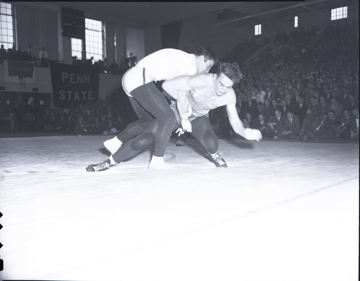 Group portrait / LaSasso, George A. (Gus); Shaughnessy / Wrestling ...
