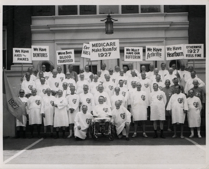 Group portrait / 40th Reunion / 1927 | Lehigh Preserve