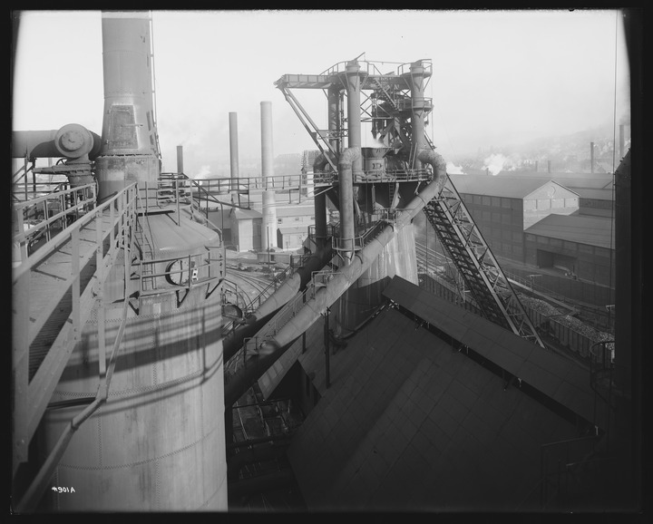 View taken from top of blast furnaces | Lehigh Preserve