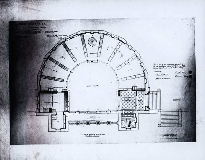 Building / Linderman Library / Floorplans; Main Floor plans | Lehigh ...