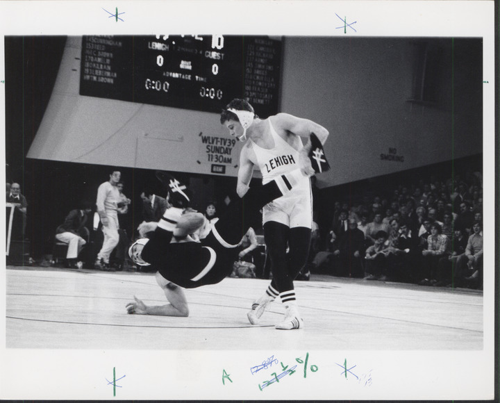 Wrestling Captain Mark Lieberman trips Michigan's Petoskey | Lehigh ...