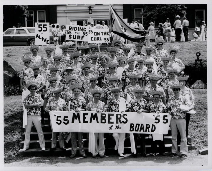 Group portrait / 20th Reunion / 1955 | Lehigh Preserve