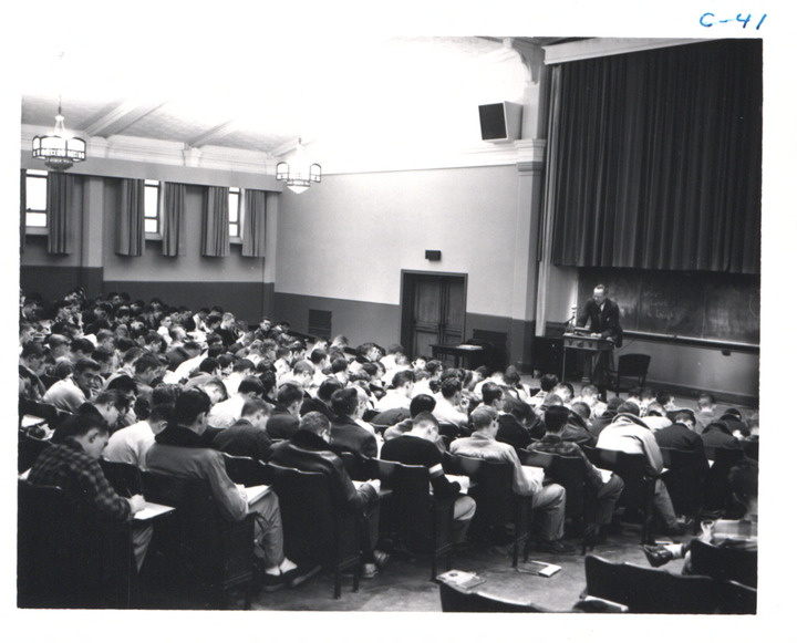 Group portrait / Packard Laboratory / Packard Lab Auditorium; Classroom ...
