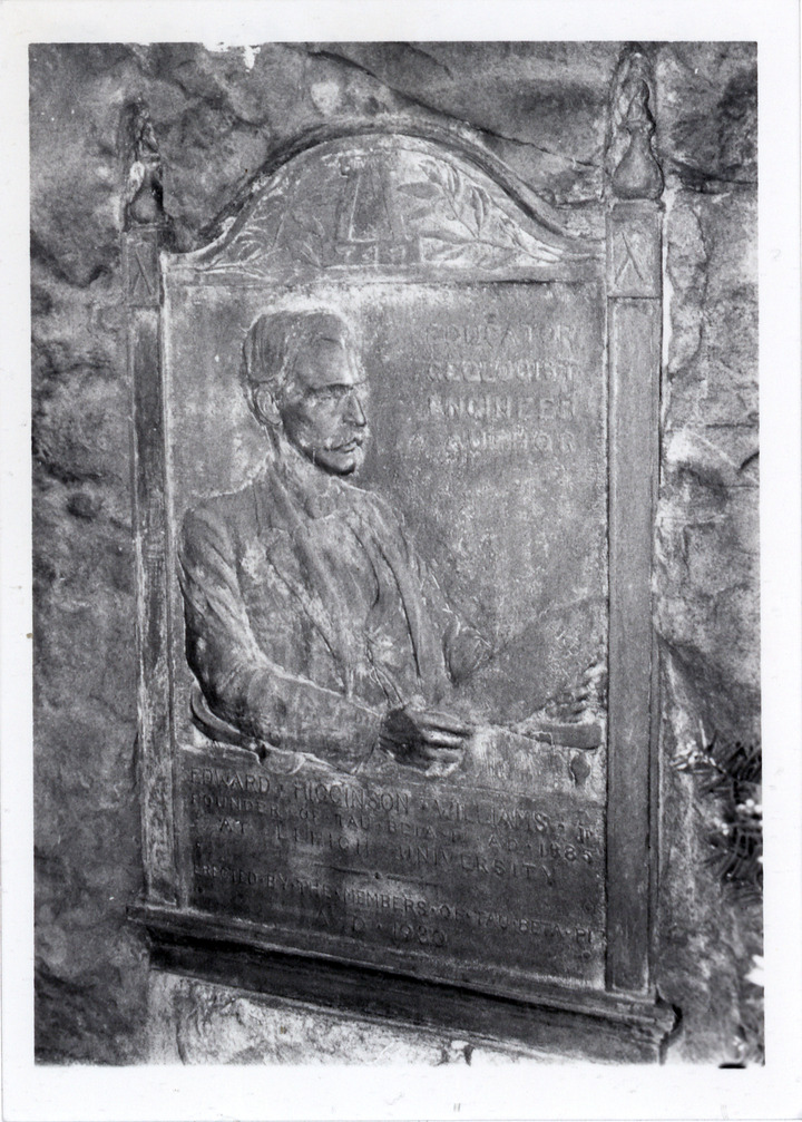 Plaque of Man | Lehigh Preserve