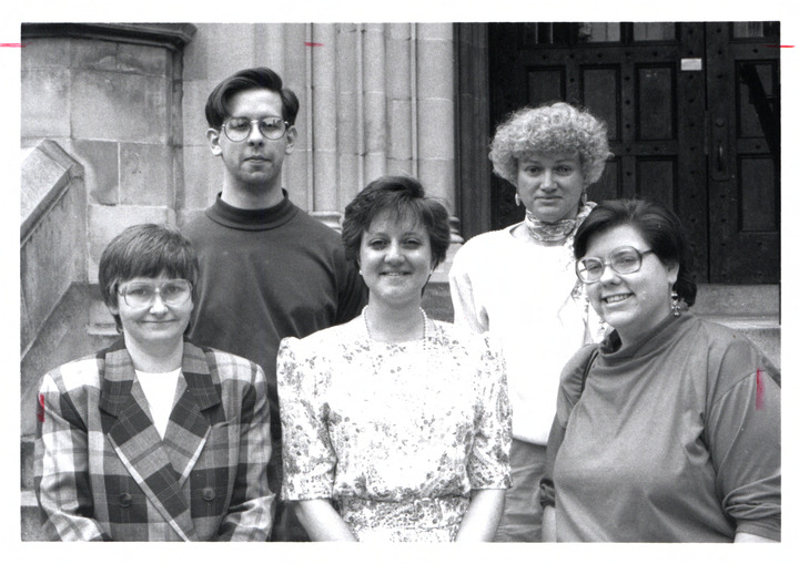 Group portrait / McNally, Judith (Judy); Mrkich, M.F.; Heise, Jennifer ...