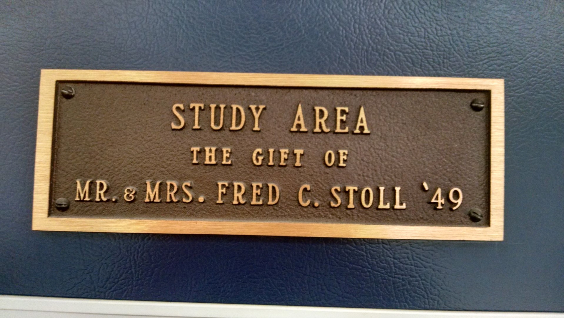 FAIRCHILD MARTINDALE LIBRARY, Mr. and Mrs. Fred C. Stoll | Lehigh Preserve